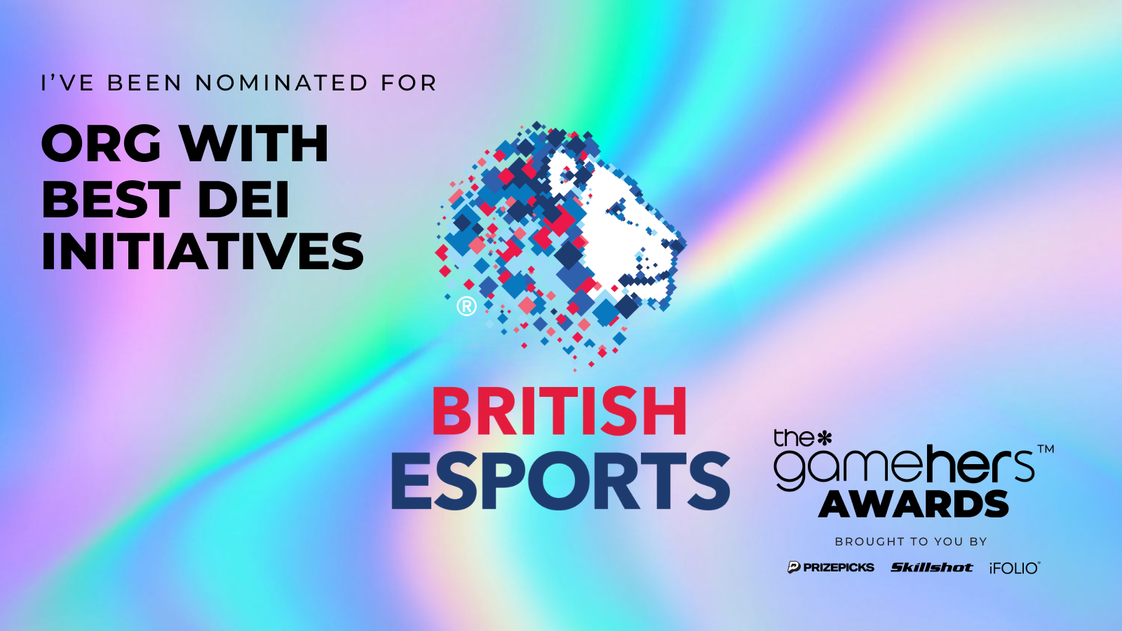 Vote British Esports for the*gamehers Awards 2024