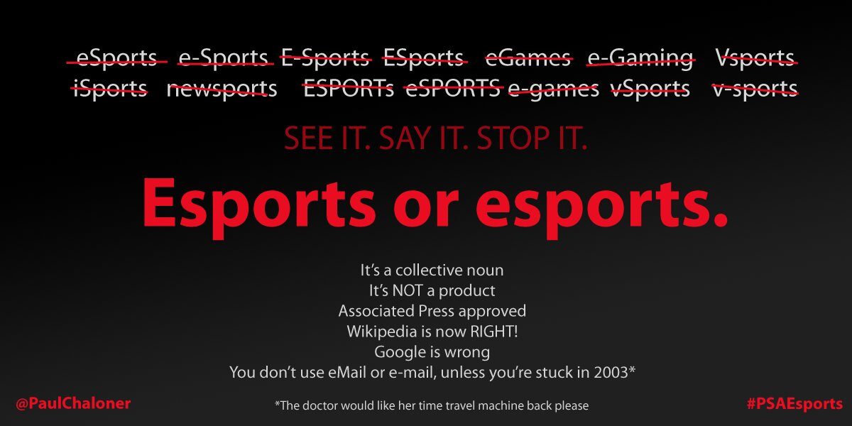 What's in a name? The eSports vs esports debate | British Esports ...
